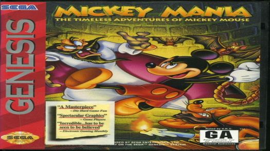 Mickey Mania - The Timeless Adventures Of Mickey Mouse Game ONLINE ...