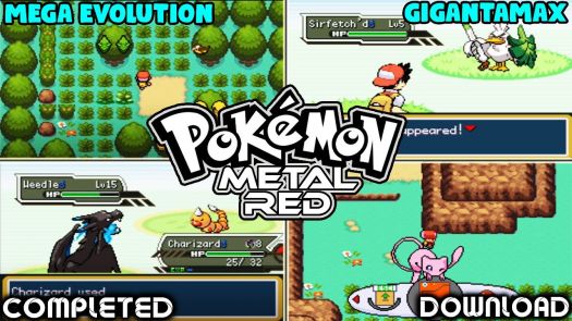Pokemon Metal Red Game ONLINE - Play Pokemon Metal Red Game